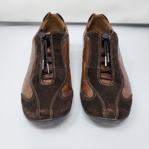 Paul Green | Shoes | Paul Green Munchen Brown Leather And Suede Elastic ...